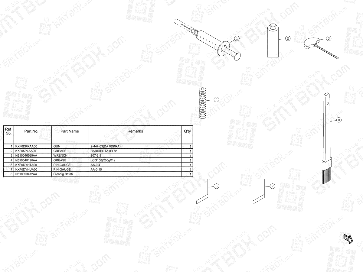 Panasonic NPM Maintenance Jig N610076379AA KN610076379AA-03 – SMTBOX ...